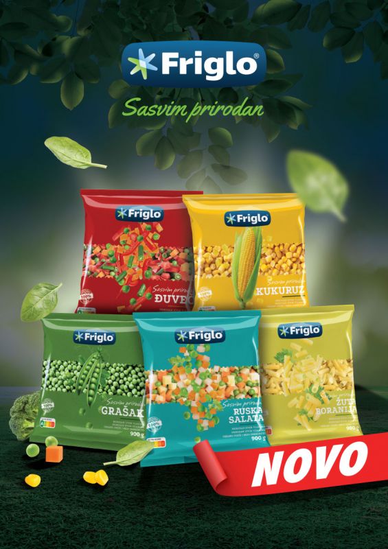 FRIGLO - Smrznuto povrće - Najsvežije iz Panonije!